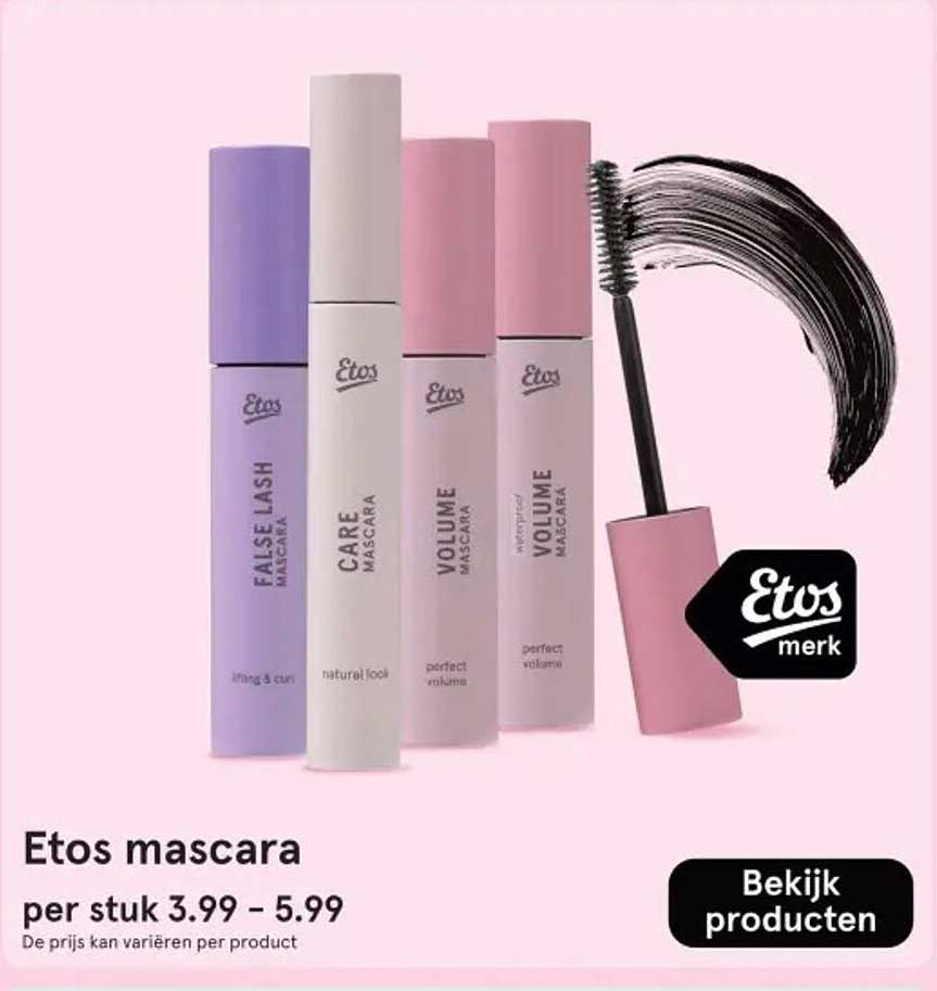 Etos Mascara Aanbieding bij Etos - FolderFeest.nl