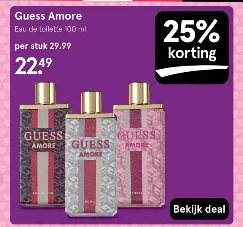 Guess Amore Aanbieding bij Etos - FolderFeest.nl