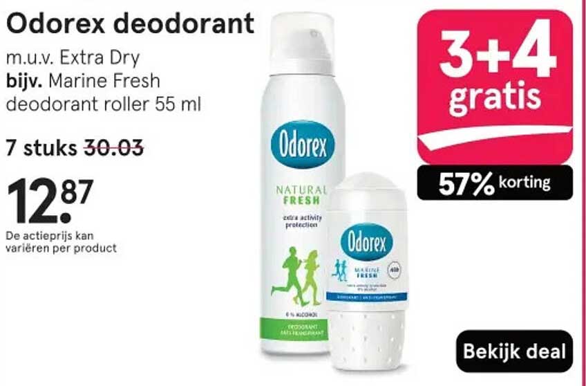 Odorex Deodorant M.u.v. Extra Dry Bijv. Marine Fresh Deodorant Roller ...