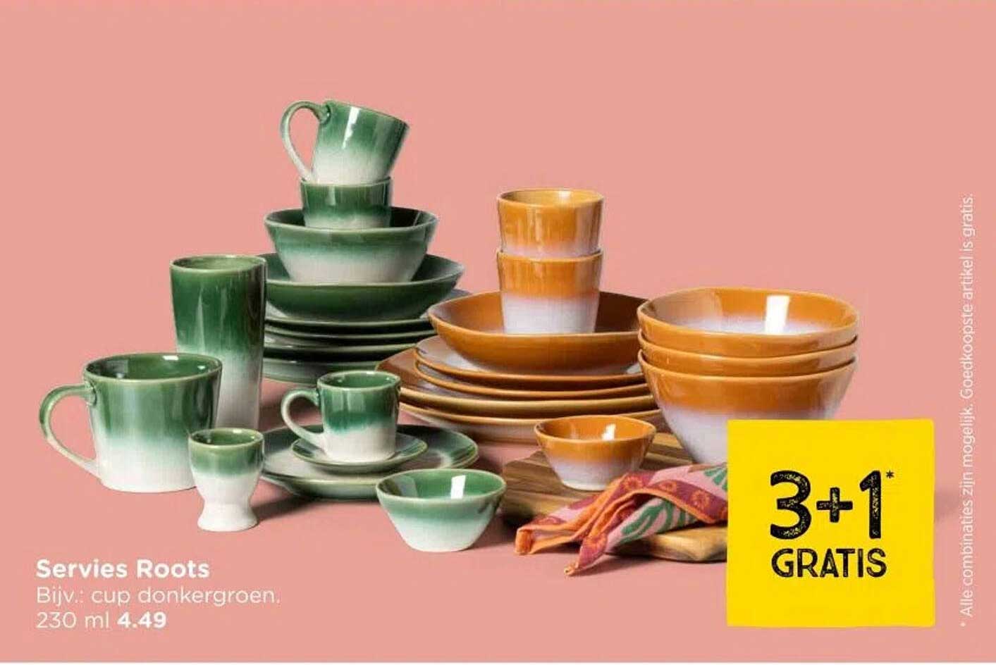 Servies Roots Aanbieding bij Xenos - FolderFeest.nl