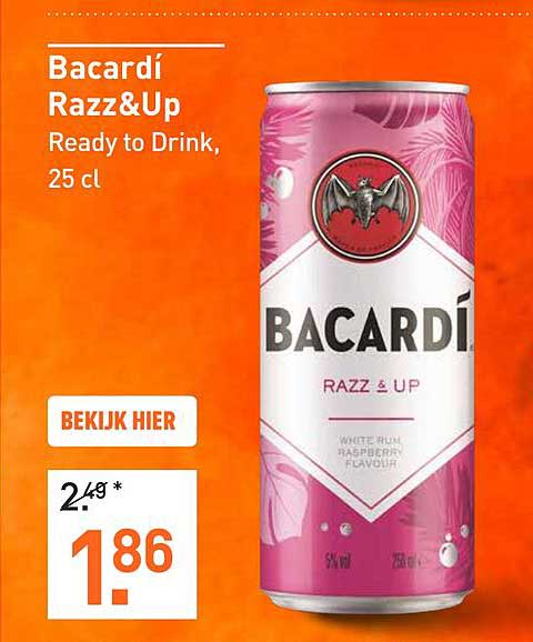 Bacardí Razz&Up aanbieding bij Gall & Gall