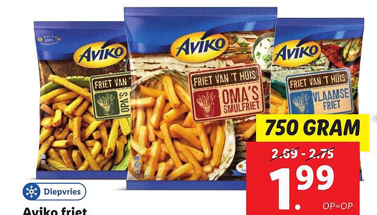 Aviko Friet aanbieding bij Lidl