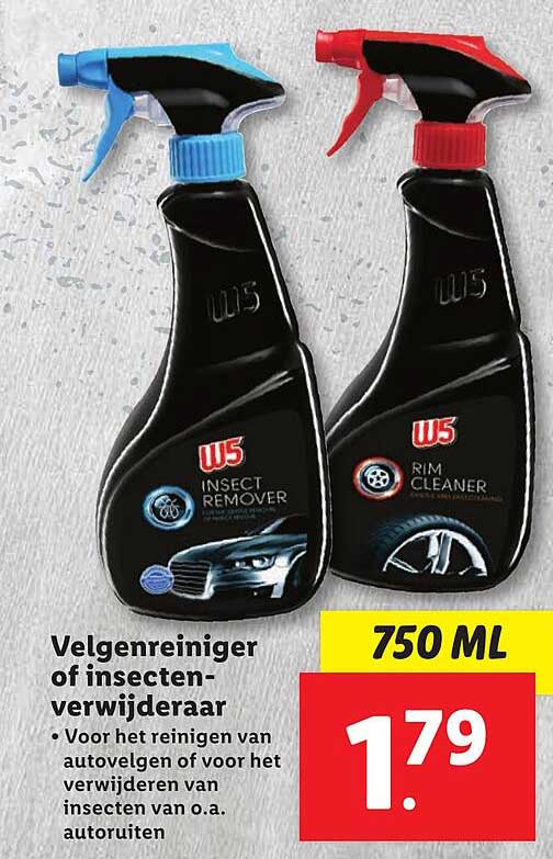 Velgenreiniger Of Insecten-Verwijderaar Aanbieding bij Lidl ...