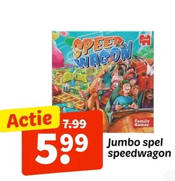 Jumbo Spel Speedwagon Aanbieding bij Wibra - FolderFeest.nl