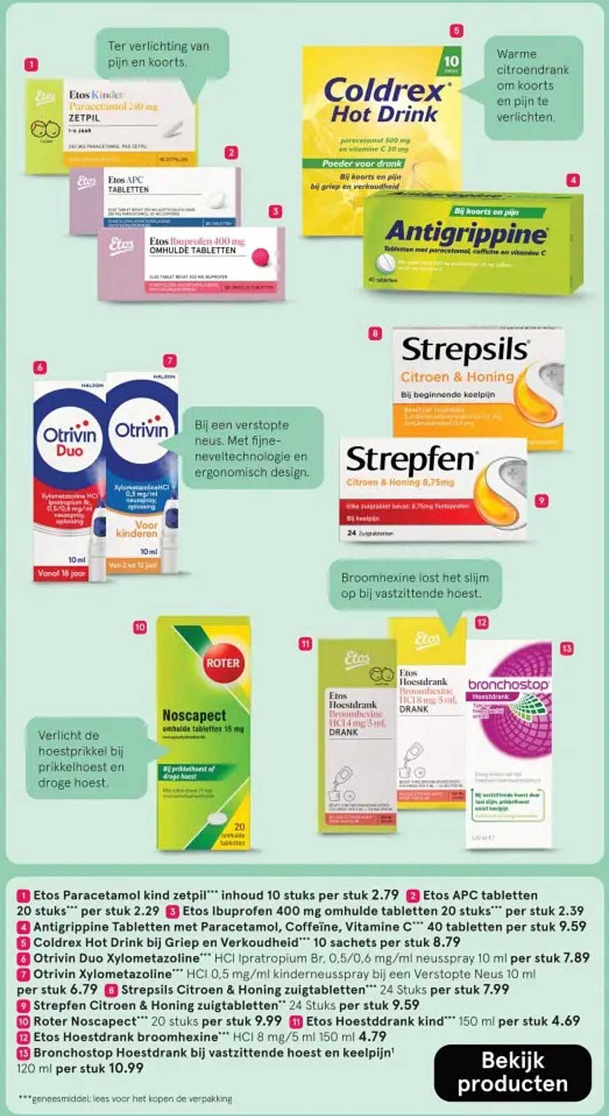 Coldrex Hot Drink Bij Griep En Verkoudheid Aanbieding bij Etos ...