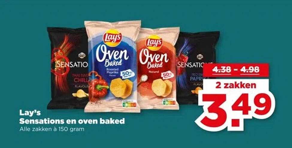 Doritos, Lay's Oven Baked Of Sensations Diverse Varianten Zak 150-185 ...