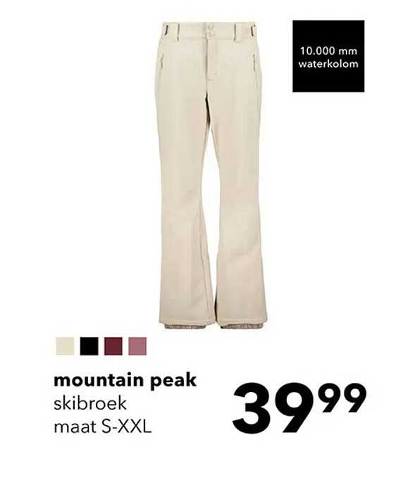 Mountain Peak Skibroek Aanbieding bij Scapino - FolderFeest.nl