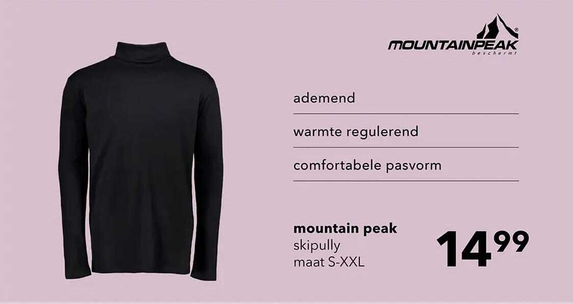 Mountain Peak Skipully Aanbieding bij Scapino - FolderFeest.nl