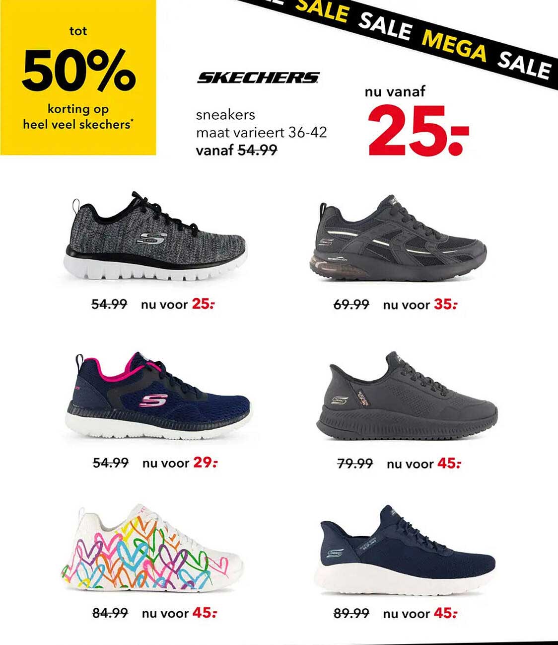 Skechers Sneakers Nu Vanaf 25,- Aanbieding bij Scapino - FolderFeest.nl