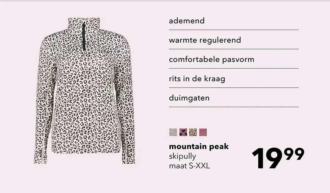 Skipully Van Mountain Peak Aanbieding bij Scapino - FolderFeest.nl