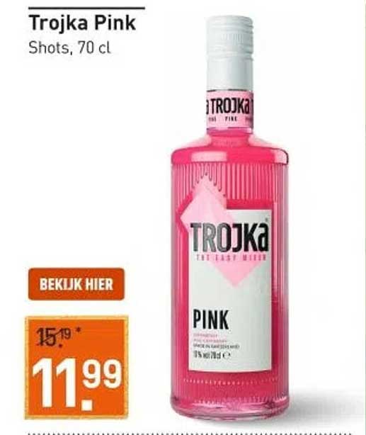 Trojka Pink Aanbieding bij Gall & Gall - FolderFeest.nl