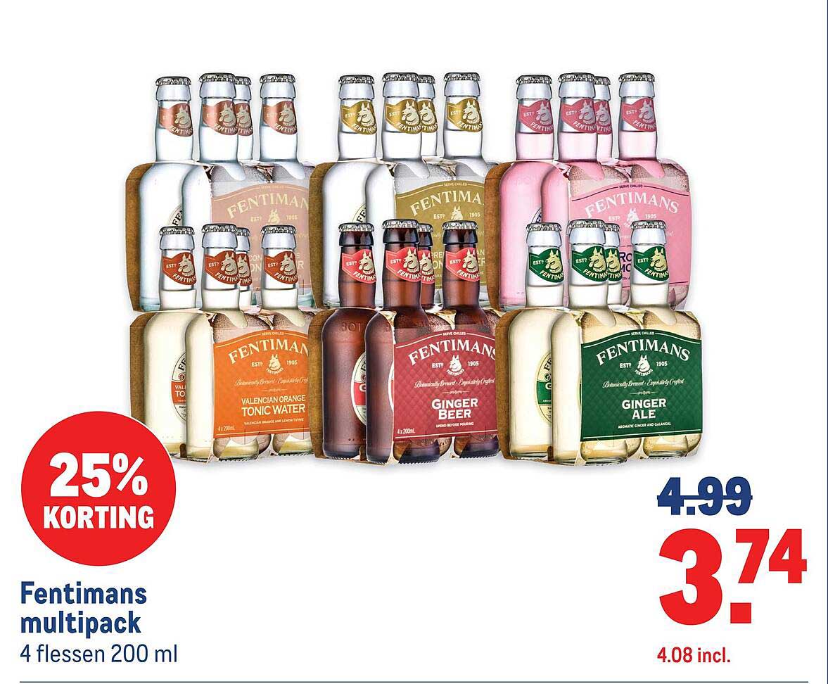 Fentimans Multipack Aanbieding bij Makro - FolderFeest.nl