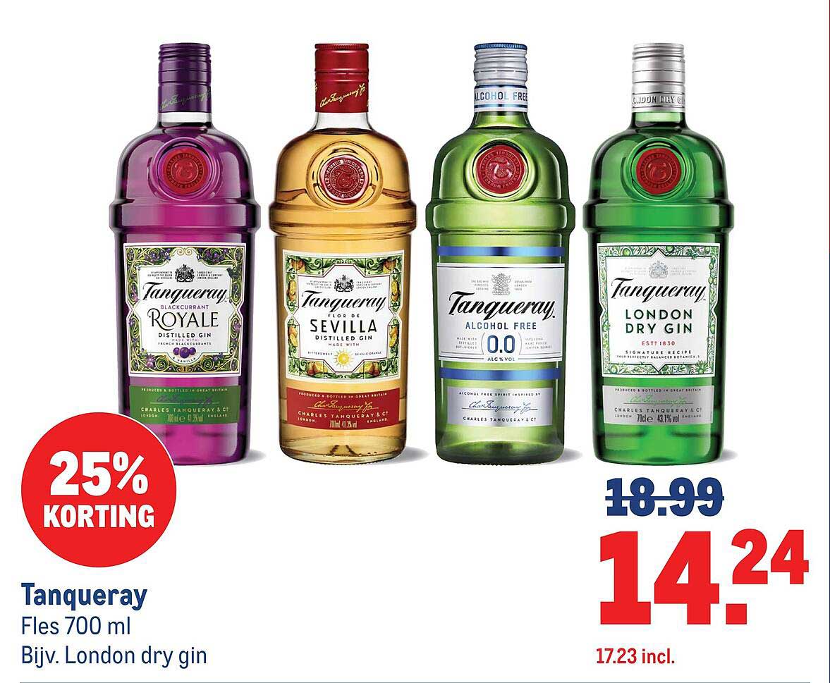 Tanqueray Aanbieding bij Makro - FolderFeest.nl