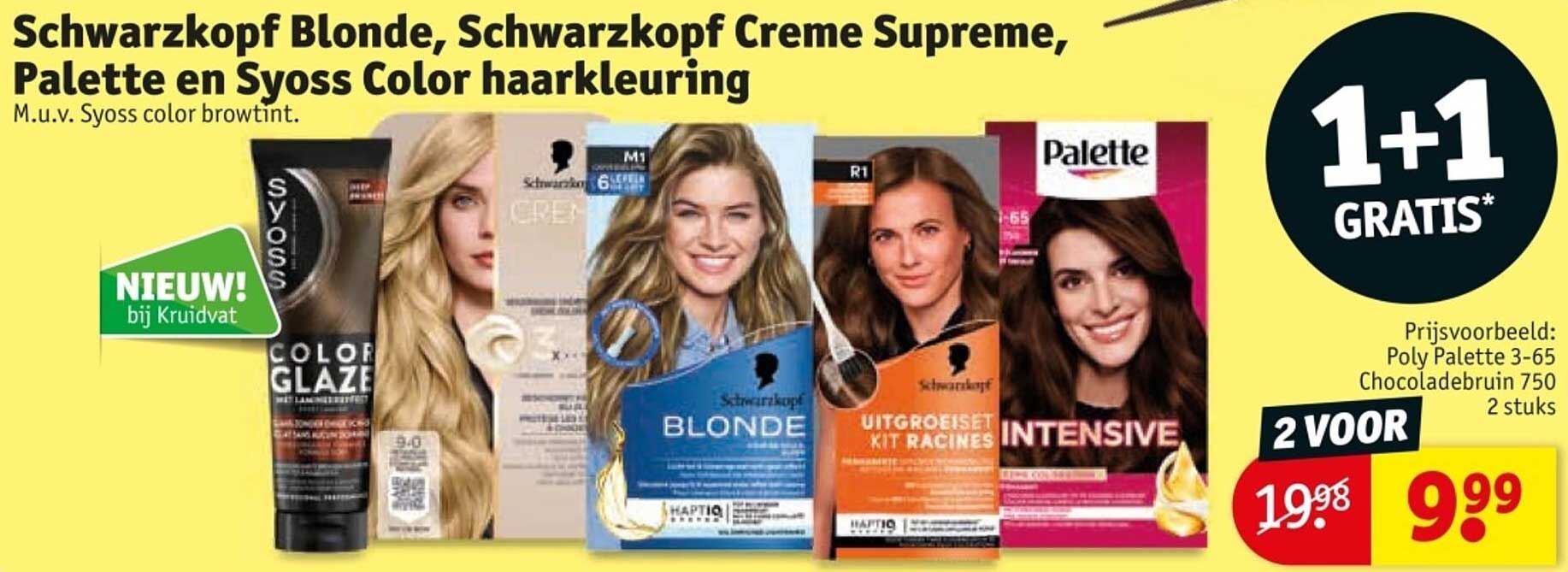 Schwarzkopf Blonde, Schwarzkopf Creme Supreme, Palette En Syoss Color ...