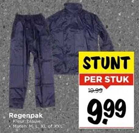 Regenpak Aanbieding bij Vomar - FolderFeest.nl