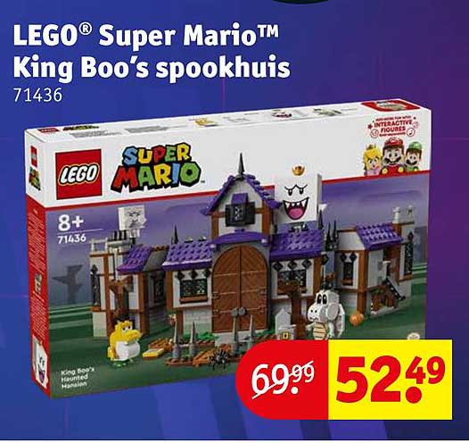 Lego® Super Mario™ King Boo’s Spookhuis aanbieding bij Kruidvat