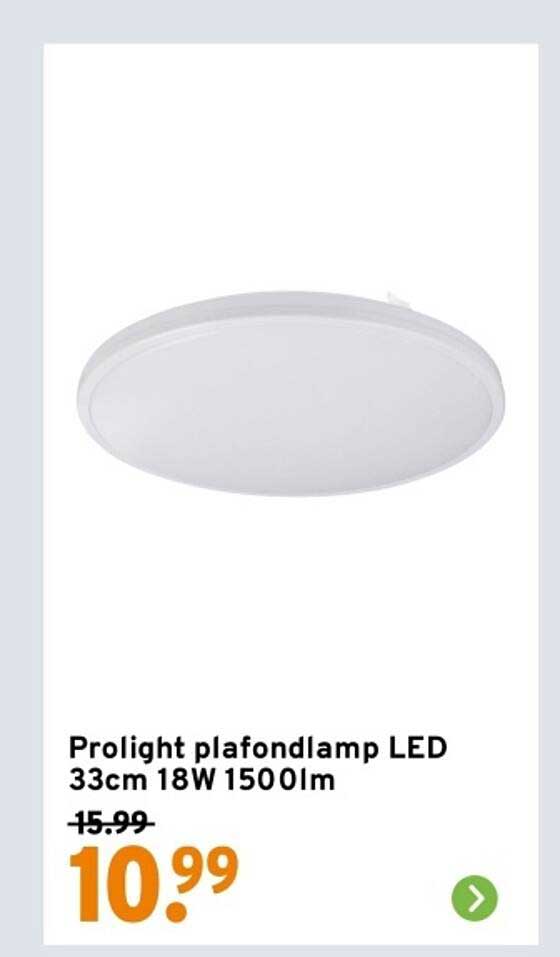 Prolight Plafondlamp Led aanbieding bij GAMMA
