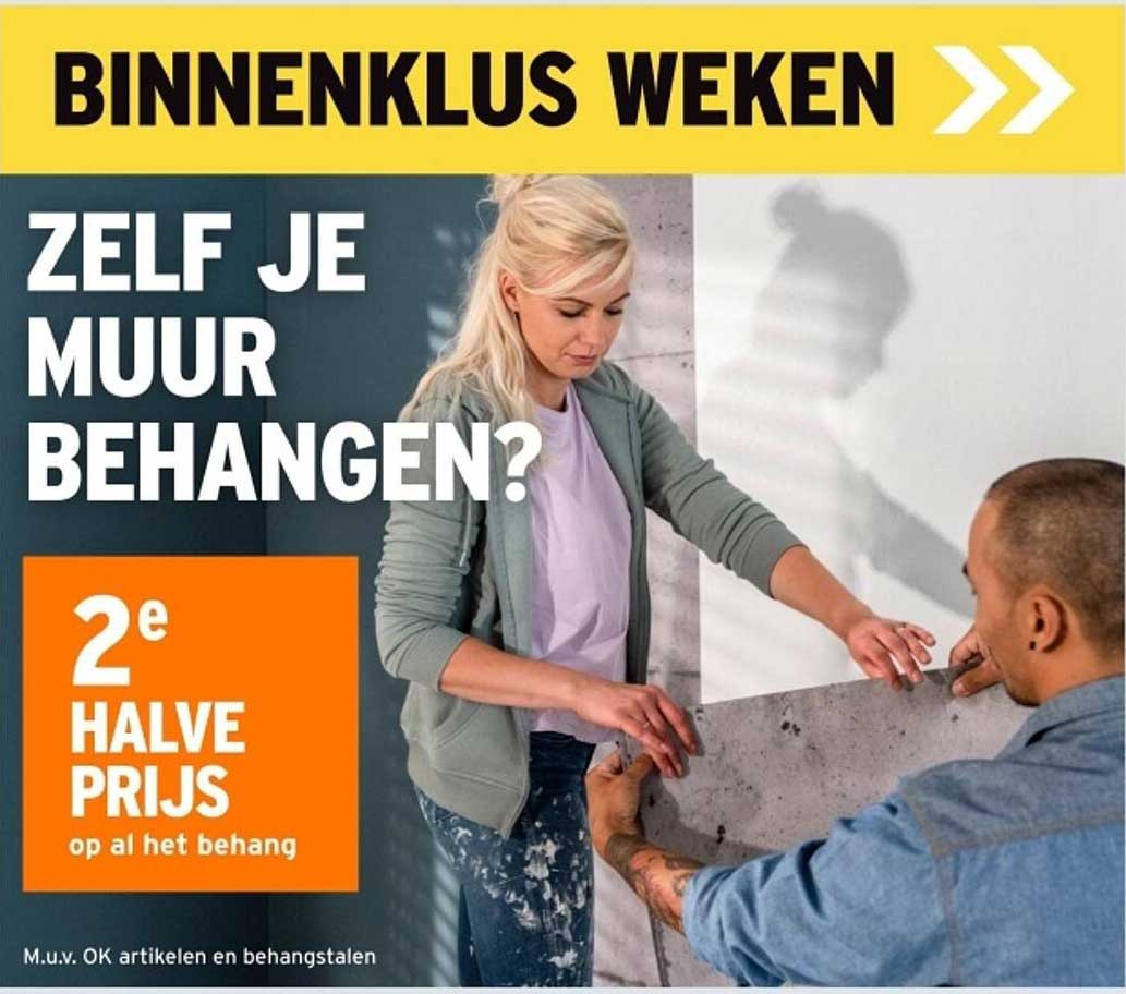 Zelf Je Muur Behangen? aanbieding bij GAMMA