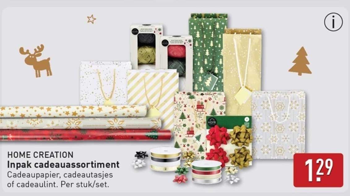 Inpak Cadeauassortiment aanbieding bij ALDI