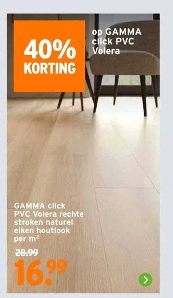 Op Gamma Click Pvc Volera Aanbieding bij GAMMA - FolderFeest.nl