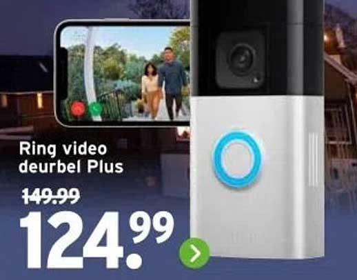 Ring Video Deurbel Plus Aanbieding bij GAMMA - FolderFeest.nl