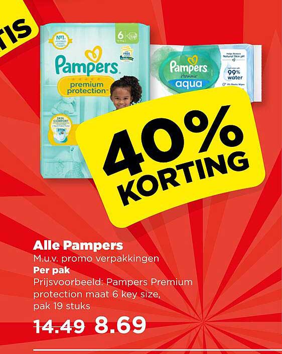 Alle Pampers Aanbieding bij PLUS - FolderFeest.nl