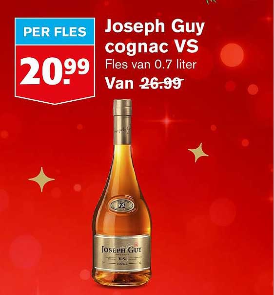 Joseph Guy Cognac Vs Aanbieding bij Hoogvliet - FolderFeest.nl