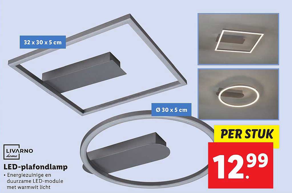 Led-Plafondlamp aanbieding bij Lidl