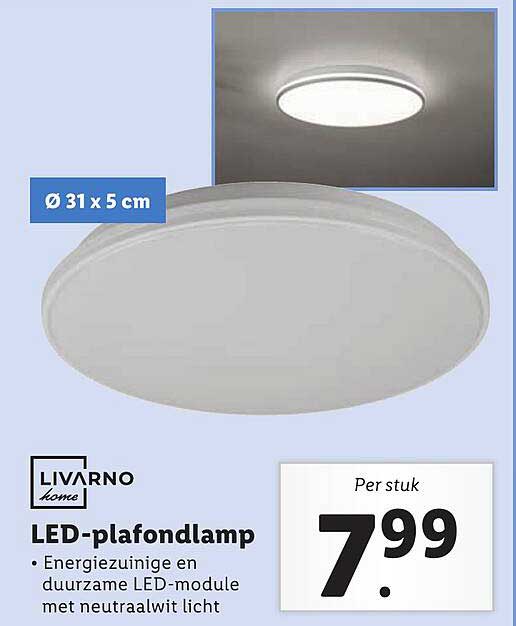 Led-Plafondlamp Aanbieding bij Lidl - FolderFeest.nl
