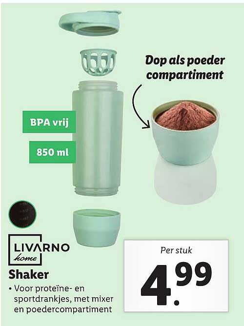 Livarno Home Shaker aanbieding bij Lidl