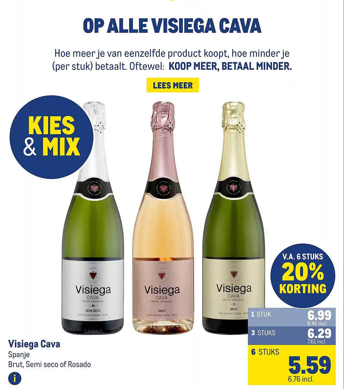 Op Alle Visiega Cava Aanbieding bij Makro - FolderFeest.nl