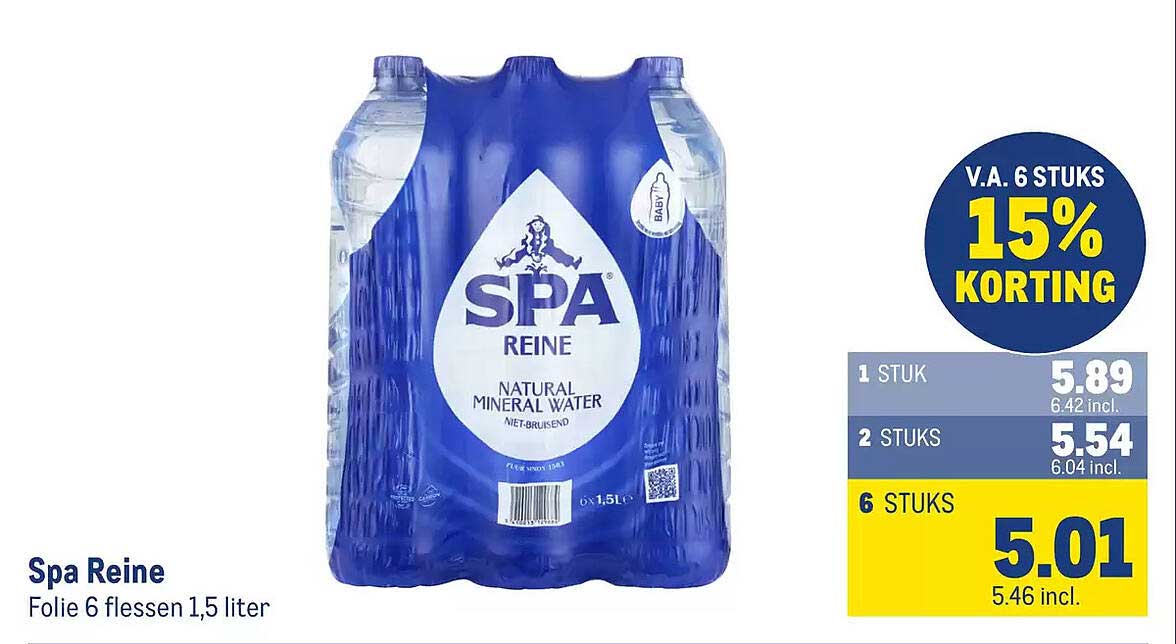 Spa Reine aanbieding bij Makro