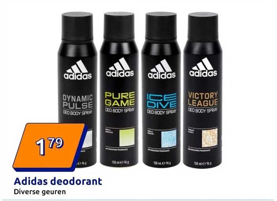 Adidas Deodorant Aanbieding bij Action - FolderFeest.nl