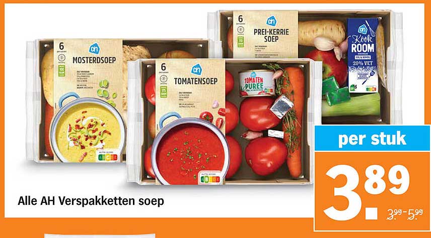 Ah Verspakketten Aanbieding bij Albert Heijn - FolderFeest.nl