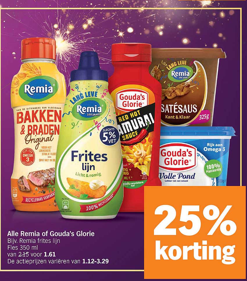 Alle Remia Of Gouda's Glorie Aanbieding bij Albert Heijn - FolderFeest.nl