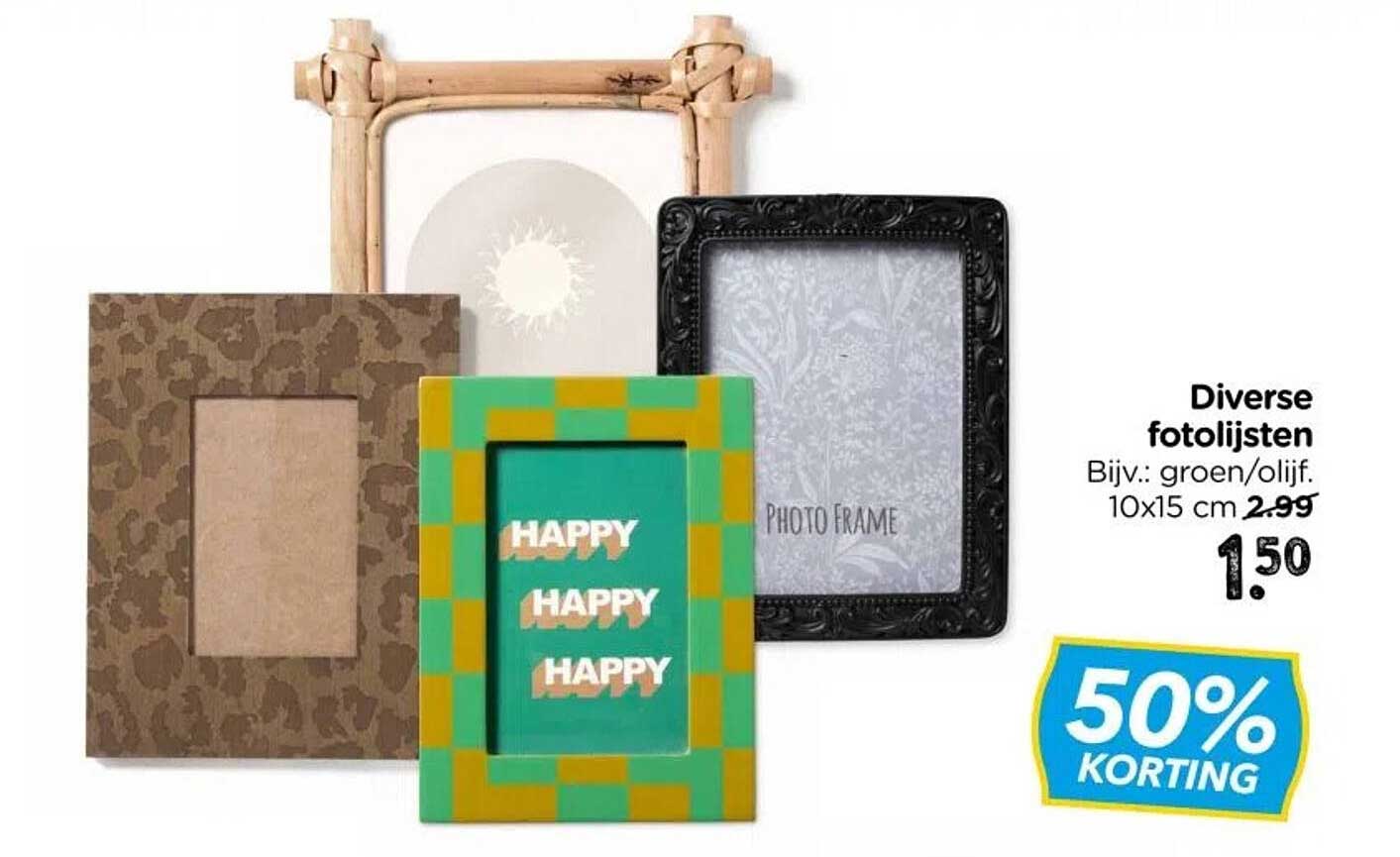 Diverse Fotolijsten Aanbieding bij Xenos - FolderFeest.nl