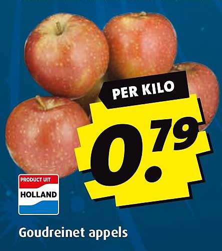 Goudreinet Appels Aanbieding bij Boni - FolderFeest.nl