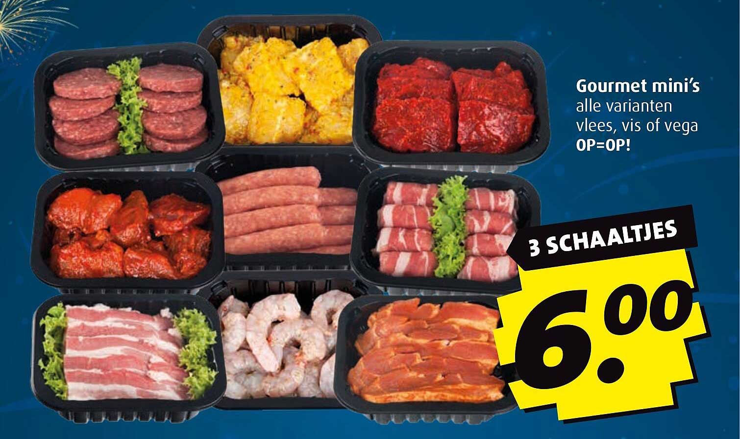Gourmet Mini’s Alle Varianten Vlees, Vis Of Vega Op=Op! Aanbieding bij ...