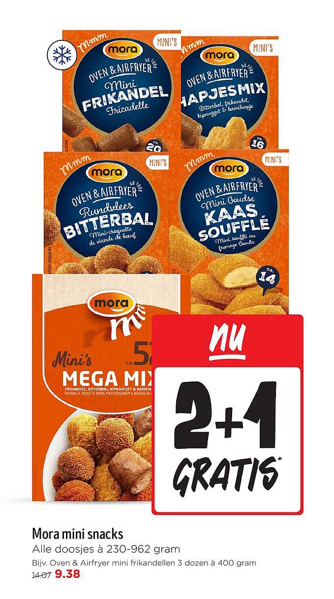 Mora Mini Snacks Aanbieding bij Jumbo - FolderFeest.nl