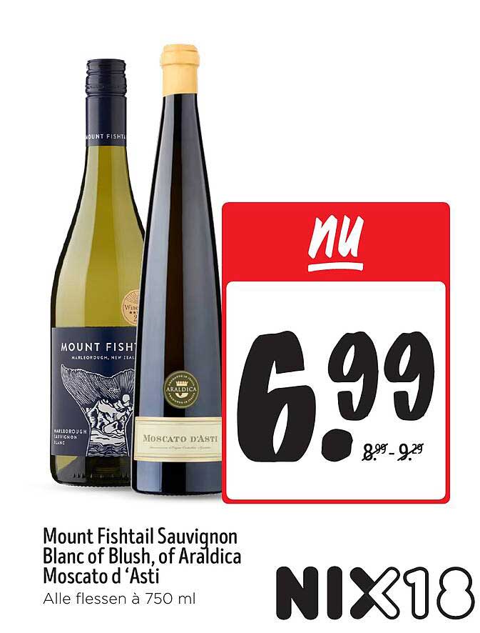Mount Fishtail Sauvignon Blanc Of Blush, Of Araldica Moscato D 'Asti ...