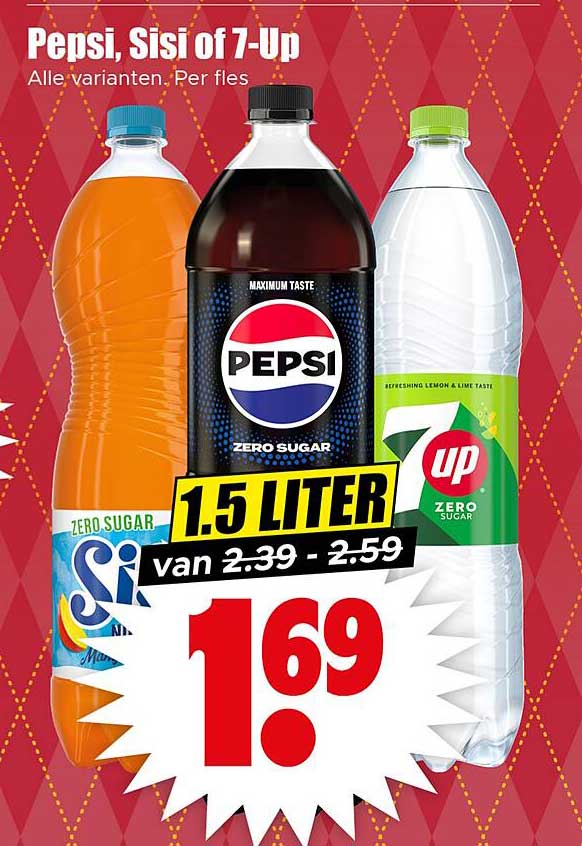 Pepsi, Sisi Of 7-Up Aanbieding bij Dirk - FolderFeest.nl