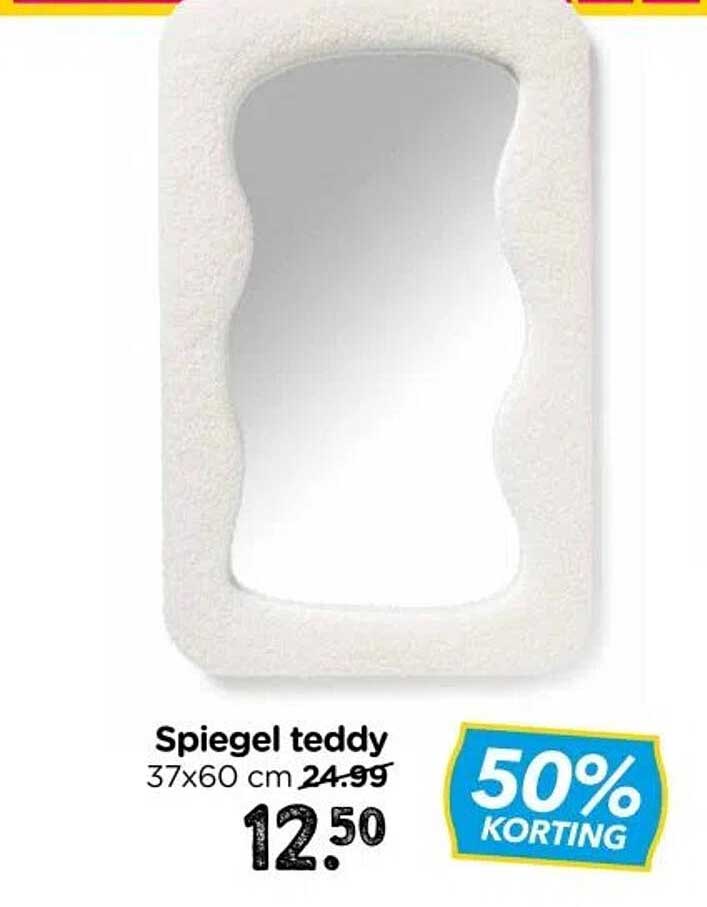 Spiegel Teddy Aanbieding bij Xenos - FolderFeest.nl