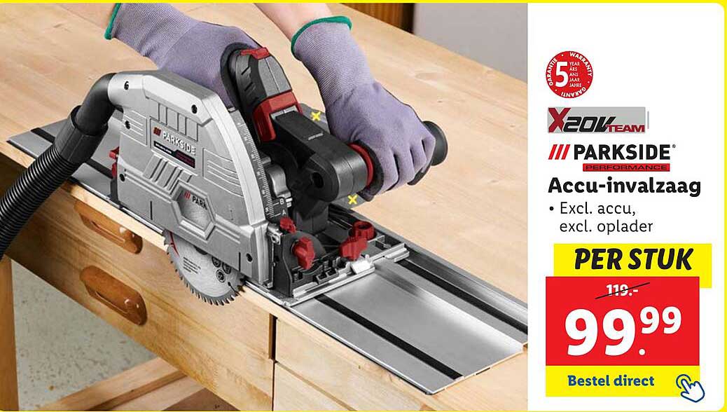 Accu-Invalzaag aanbieding bij Lidl