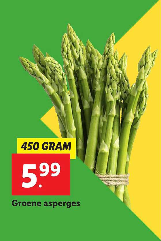 Groene Asperges Aanbieding bij Lidl - FolderFeest.nl