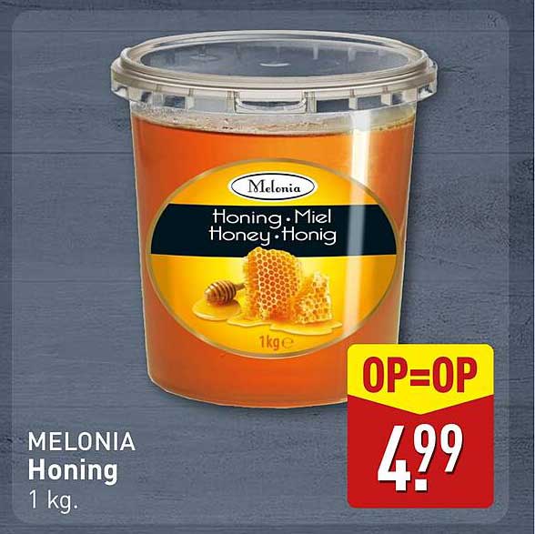 Melonia Honing 1 Kg Aanbieding bij ALDI - FolderFeest.nl