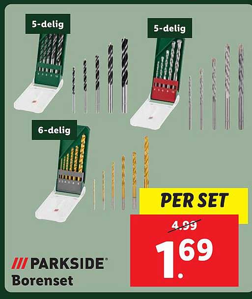 Parkside Borenset aanbieding bij Lidl