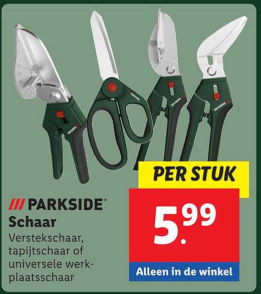 Parkside Schaar aanbieding bij Lidl