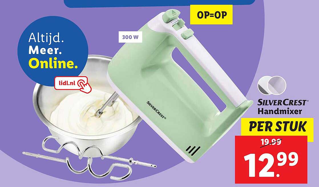 Silvercrest Handmixer Aanbieding bij Lidl - FolderFeest.nl
