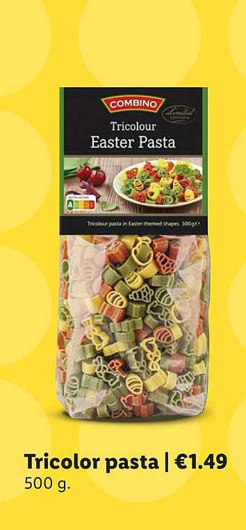 Tricolor Pasta aanbieding bij Lidl