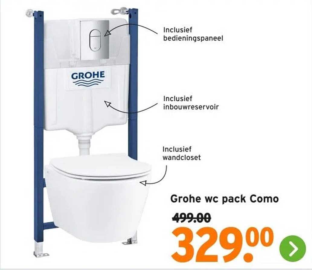 Grohe Wc Pack Como aanbieding bij GAMMA